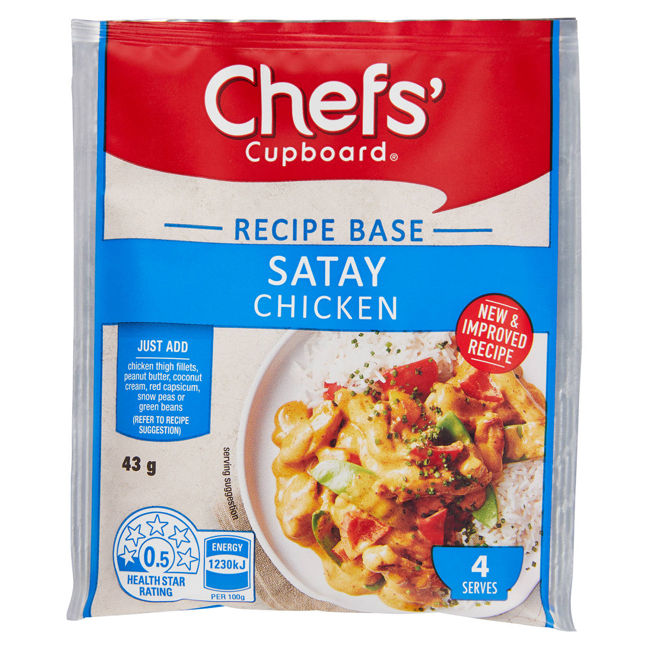 Satay Chicken Recipe Base 43g